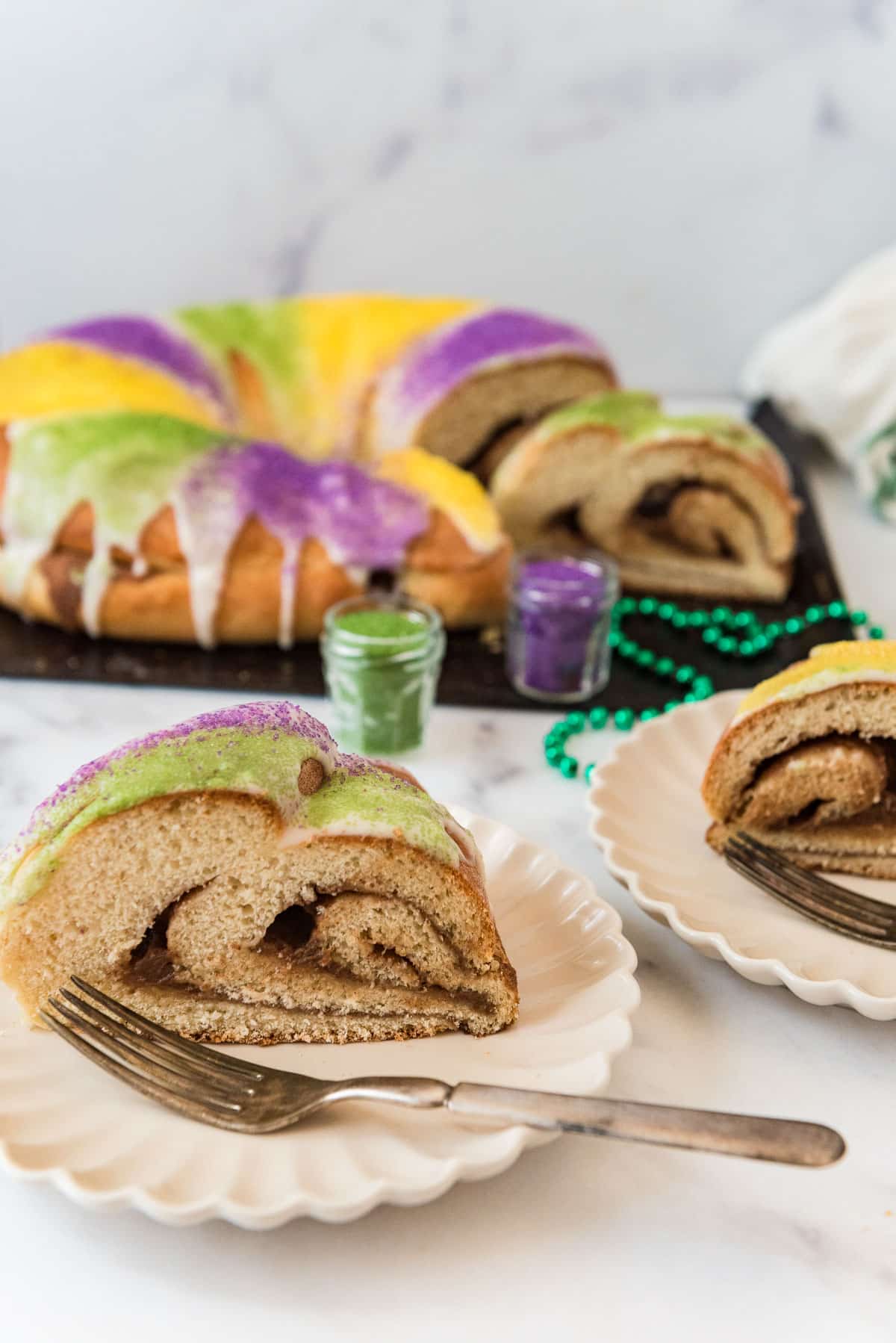 Sourdough King Cake - Sourdough Surprises